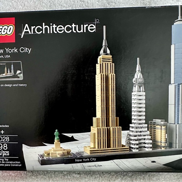 Lego | Toys | Lego Architecture New York City Skyline Set Black Gold ...